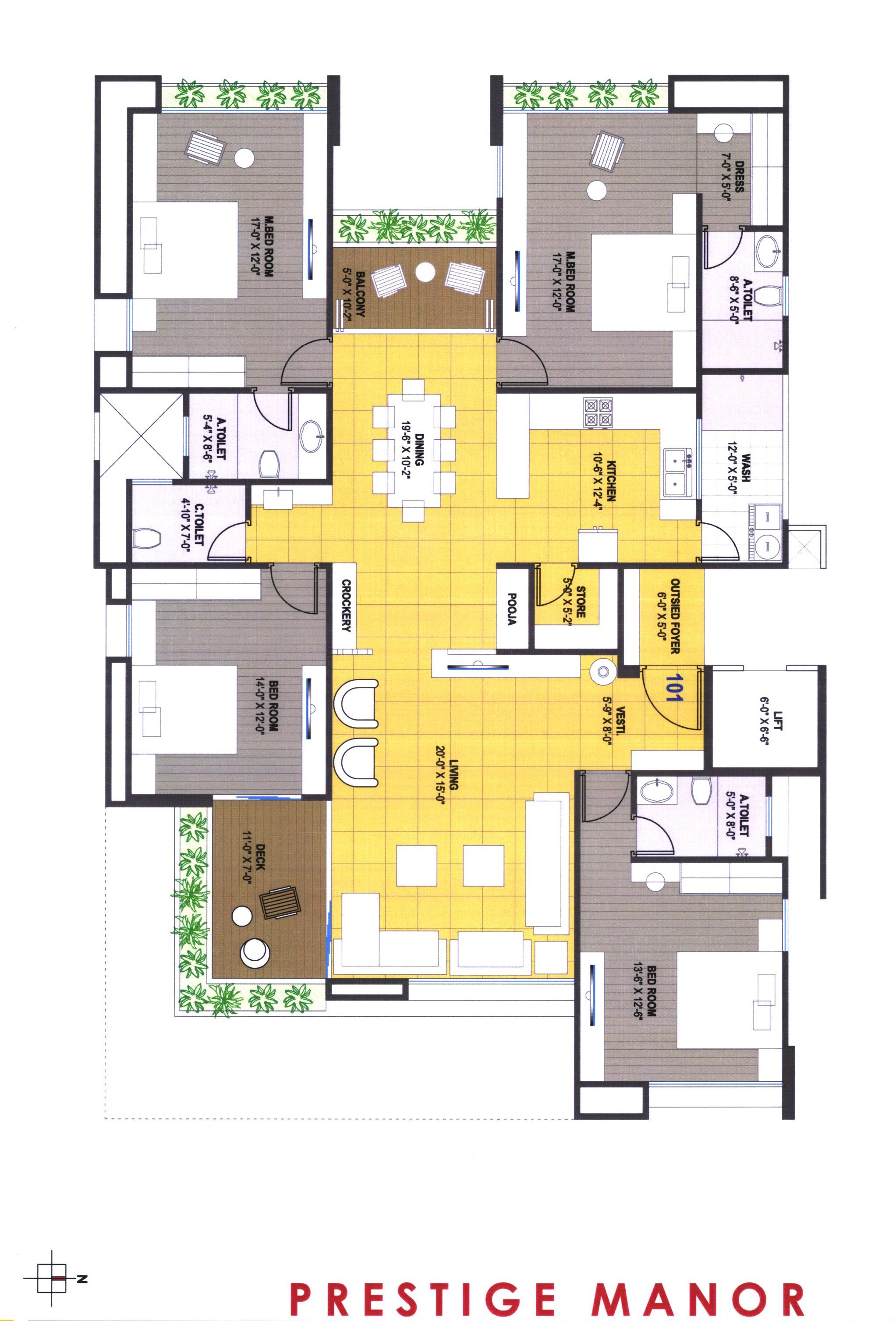 Prestige Manor in Adajan, Surat by Shush Enterprise - RealEstateIndia.Com