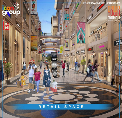 Downtown Mohali in Sector 62, Mohali by Icon Group - RealEstateIndia.Com