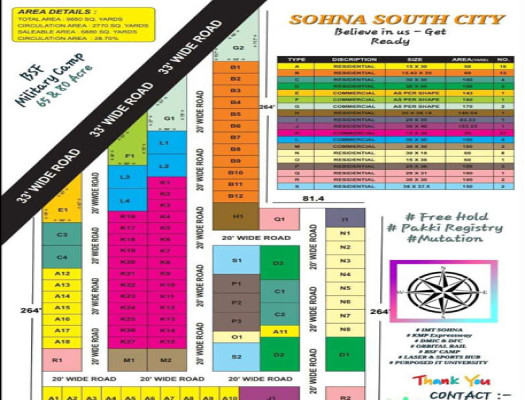 Sohna South City in Rewasan, Nuh - RealEstateIndia.Com