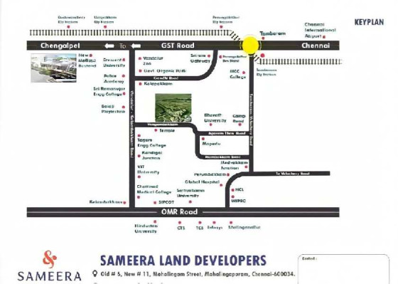 Sameera New Vision Township in Vengambakam, Chennai by Sameera land developers - RealEstateIndia.Com