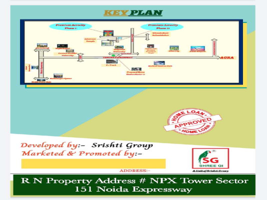 Primium Airo City in Yamuna Expressway, Agra - RealEstateIndia.Com