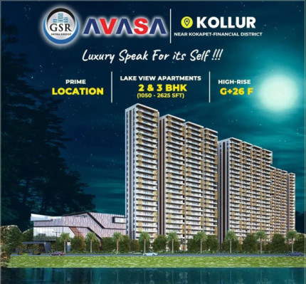 GSR Avasa in Kollur, Hyderabad by GSR Infra Group - RealEstateIndia.Com