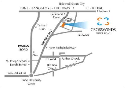 Crosswinds in Baner, Pune by Mittal Brothers - RealEstateIndia.Com
