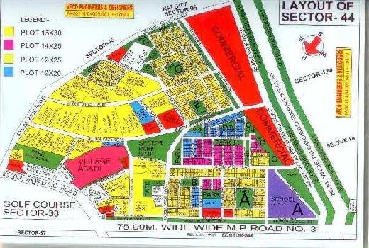 Sector 44 Noida | Overview, Property Rate, Projects, Map & Localities