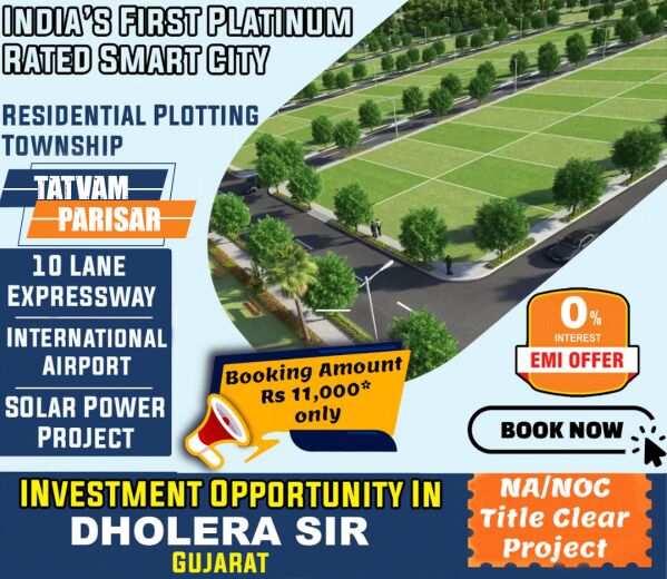 Residential Plot 900 Sq.ft. for Sale in Dholera, Ahmedabad (REI1122841)